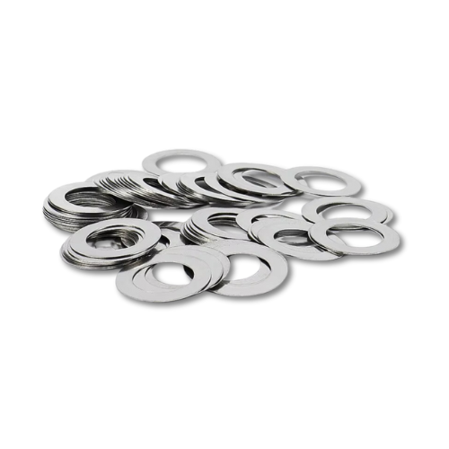 Extra Thin Stainless Steel Washers Chrome Plated Approx. 1000pcs (1 Box)